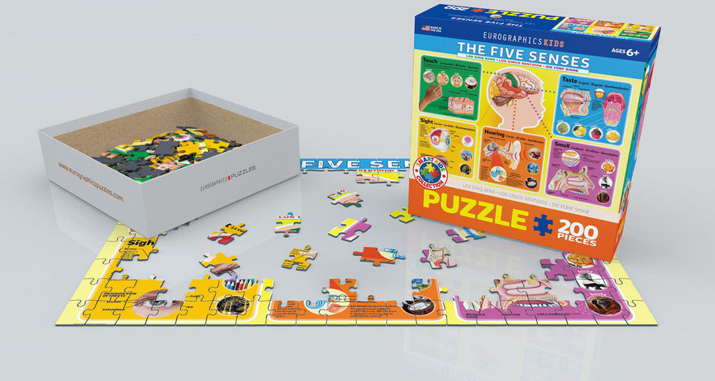 Puzzle: Educational Charts for Kids - The Five Senses – The Halloween Spot