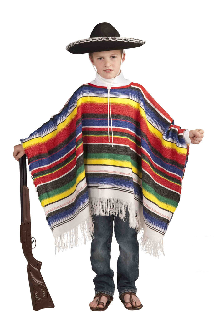 Kids Mexican Poncho Costume – The Halloween Spot