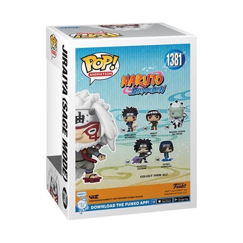 Funko Pop! 1381 Animation - Naruto: Shippuden Jiraiya Sage Mode AAA Ex ...