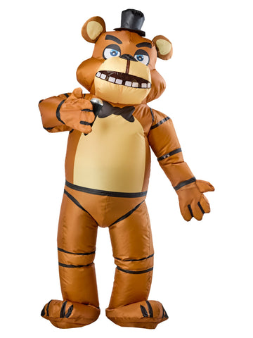 Adults Five Nights at Freddy's Inflatable Freddy Fazbear Costume – The Halloween Spot